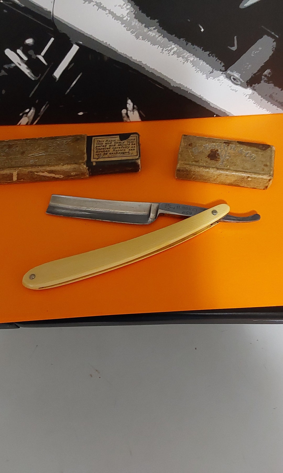 H. Boker& Co, Edelweiss Straight Razor - Etsy