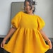 Crochet Dress With Puff Sleeves Pattern - Etsy