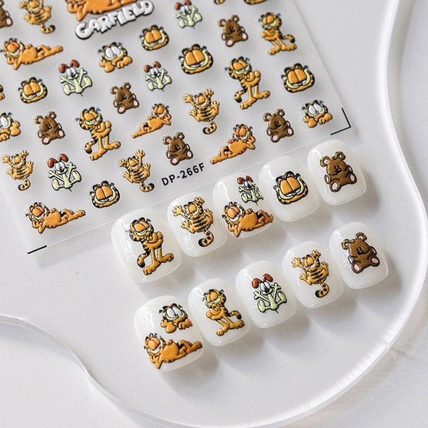 Cartoon Character Nail Decals - Etsy