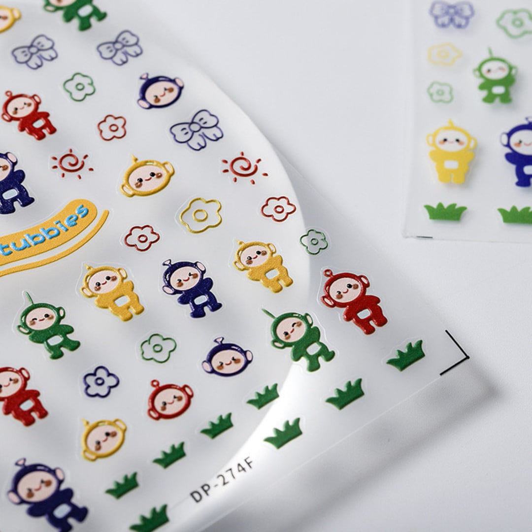 5D Cartoons Nail Decal Theme Nail Decals Nails Art Sticker - Etsy