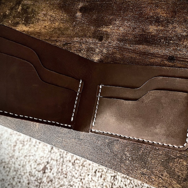 Cow Leather Wallet - Etsy