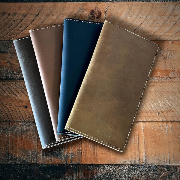 Long Leather Wallet - Etsy