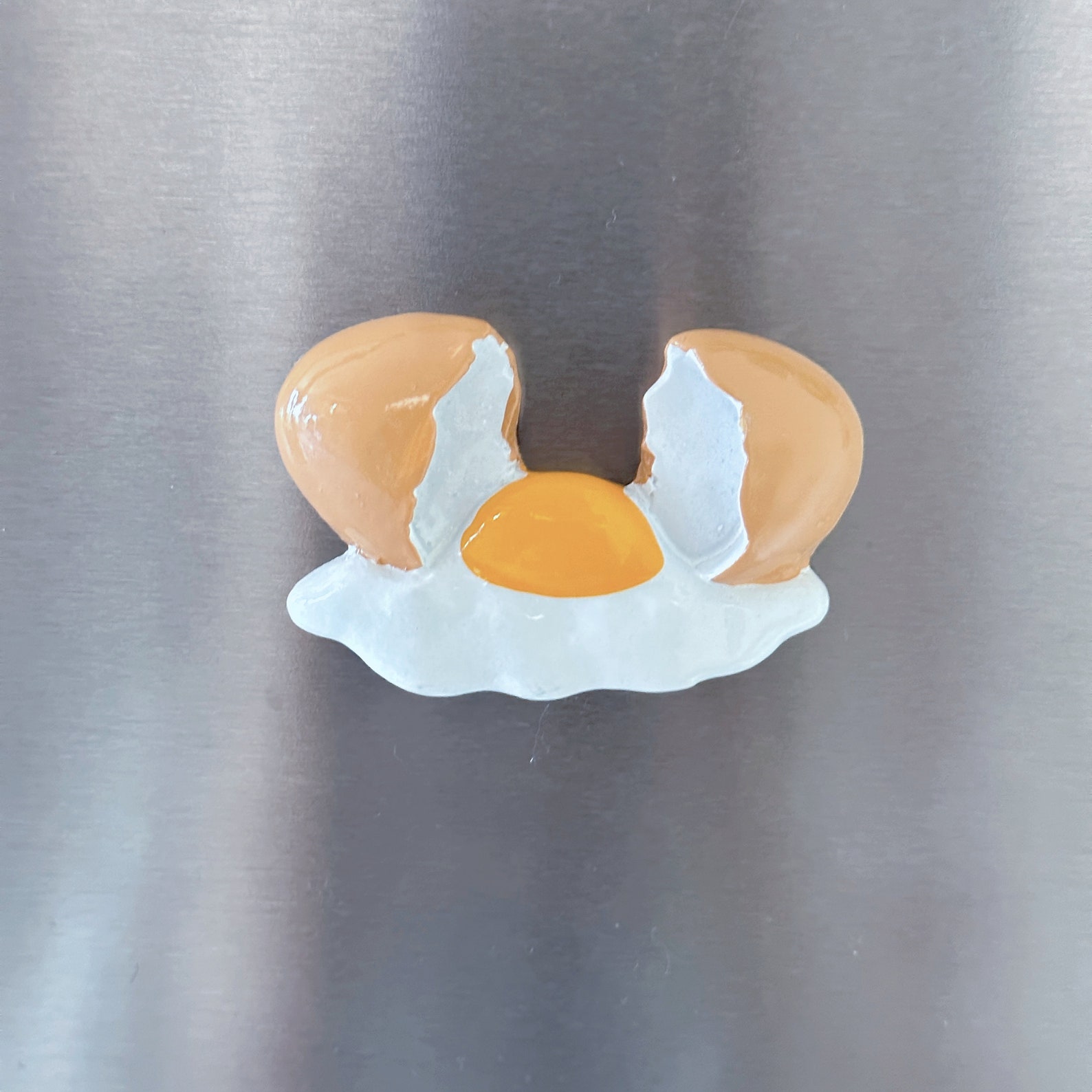 3D Patrick Star, Egg Natural Resin Fridge Magnet, Tiny Food Themed ...