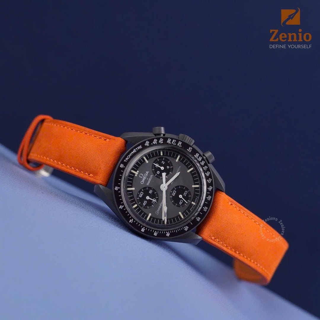 Orange Nubuck Moonswatch Mission to Mercury Straps - Etsy