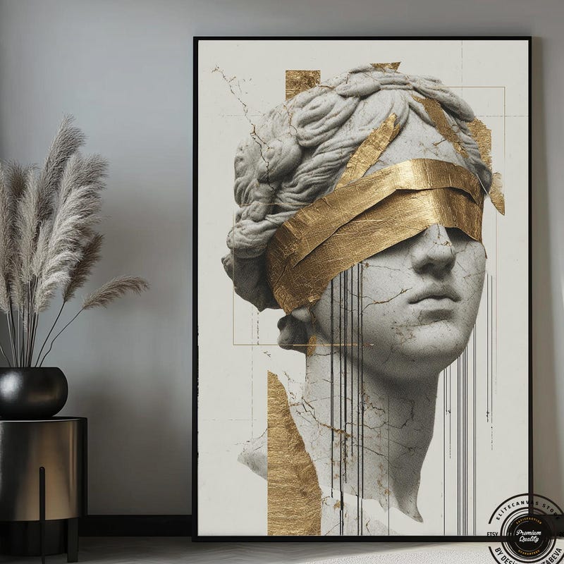 Greek God Wall Art Canvas - Etsy