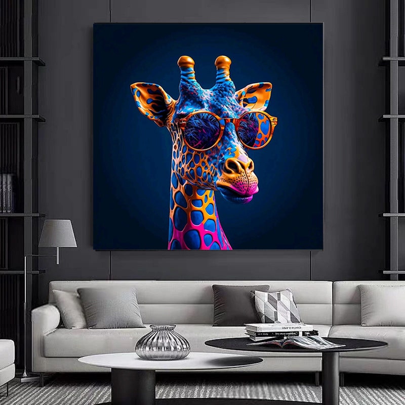 Giraffe Wall Art - Etsy