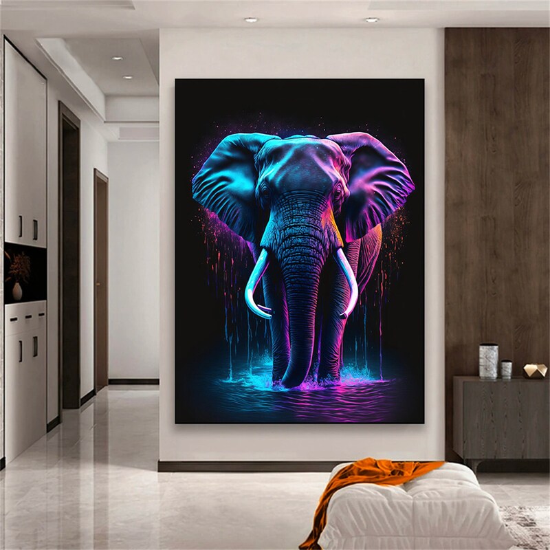 Elephant Wall Art - Etsy