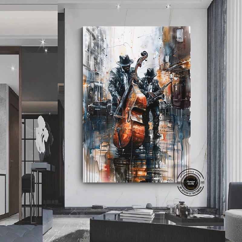 Black Jazz Art - Etsy