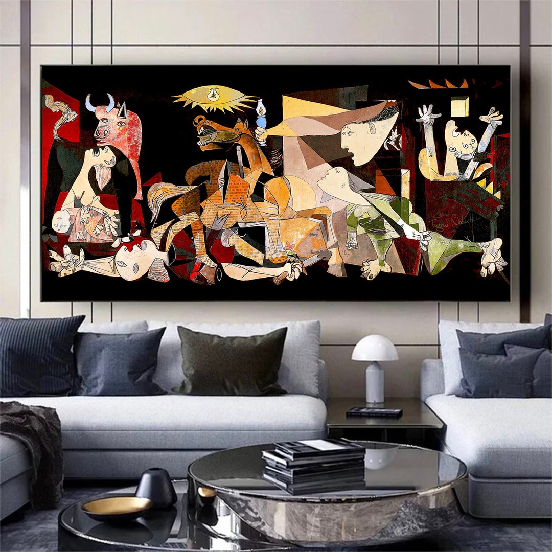 Guernica Canvas, Pablo Picasso Guernica Painting Print, Guernica Wall ...