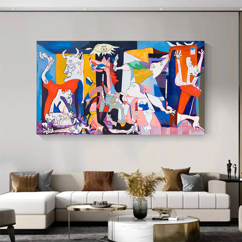 Guernica Canvas Pablo Picasso Guernica Painting Print - Etsy