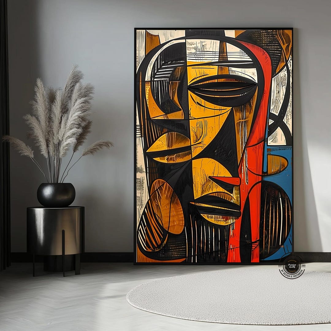 African Abstract Art Framed Poster, African Art, Abstract African Art ...