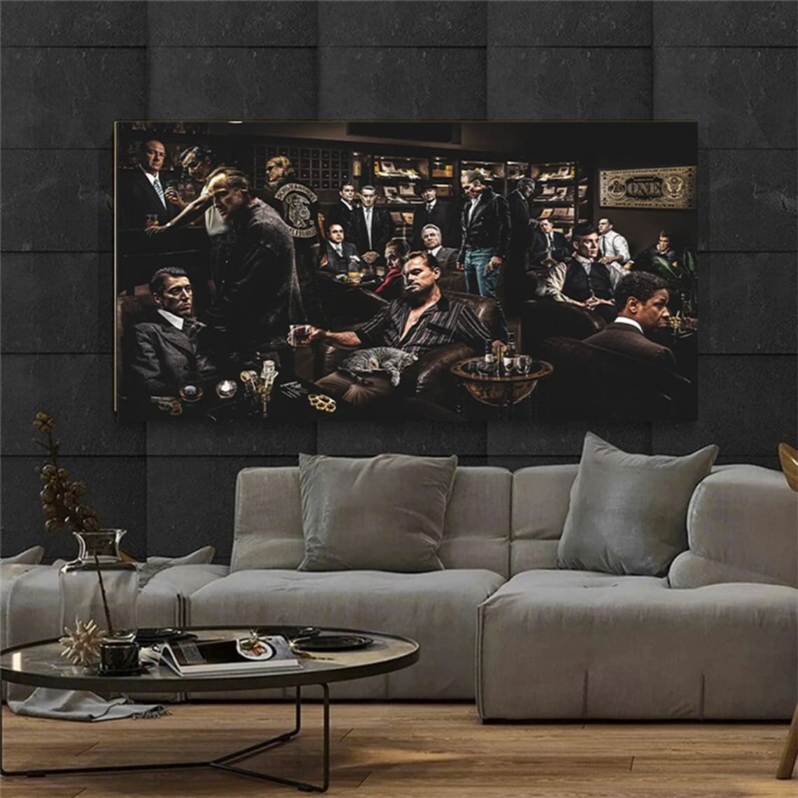 Famous Gangsters Canvas Wall Art Gangsters Canvas Print Home - Etsy