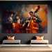 Jazz Club, Night and Music, Concert, Orchestra, Jazz Wall Decor, Canvas ...