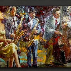 Jazz Musician Posters Canvas Wall Arts, Jazz Musician Lady Singer Art ...