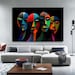 Contemporary Art Canvas Abstract People Wall Decor Abstract - Etsy