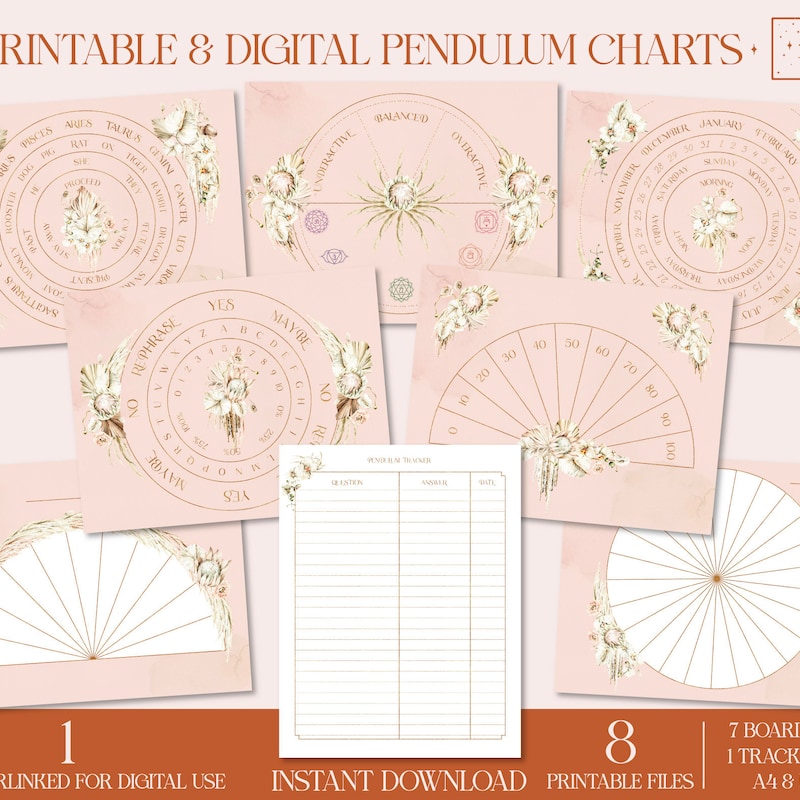 Pendulum Board Printable - Etsy