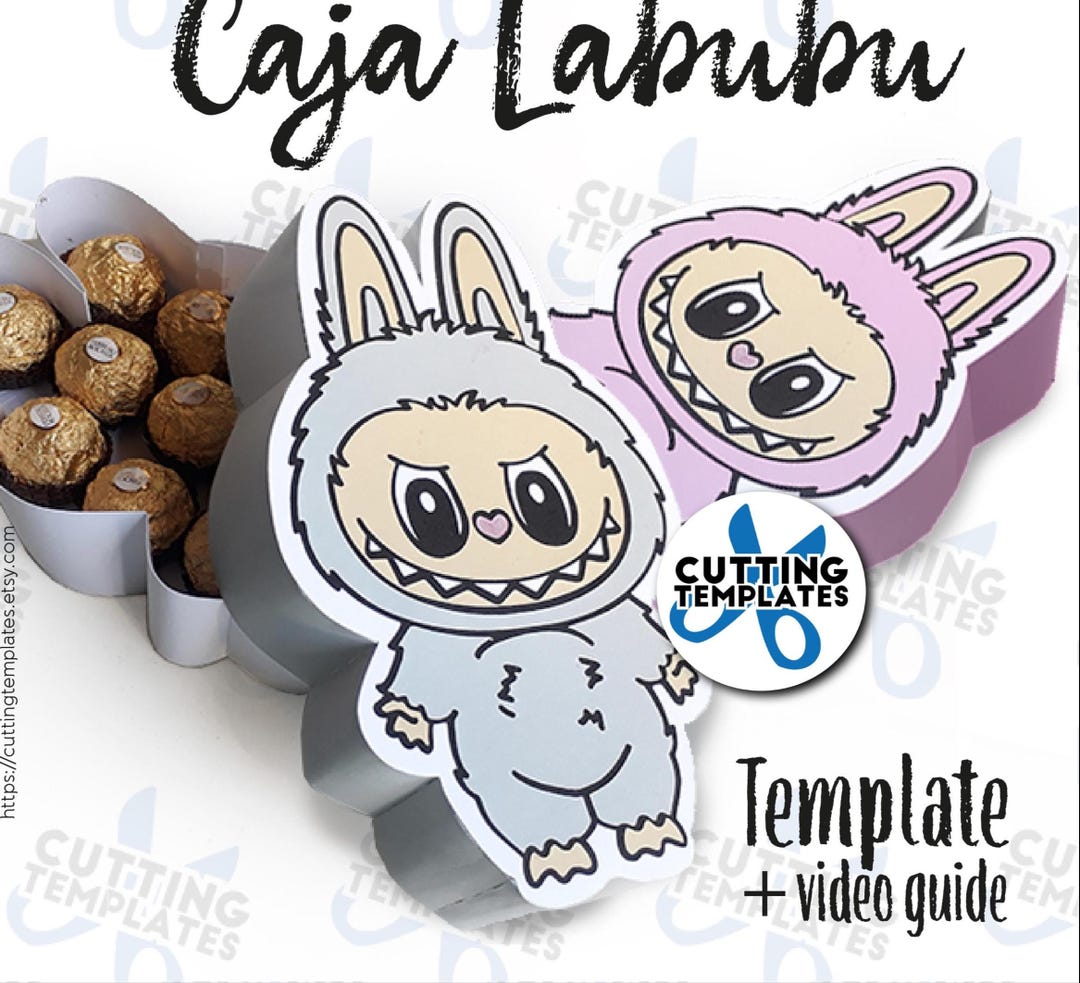 Labubu Box 2, Gift of Love, Heart Box Svg, Valentine's Day, Labubu ...