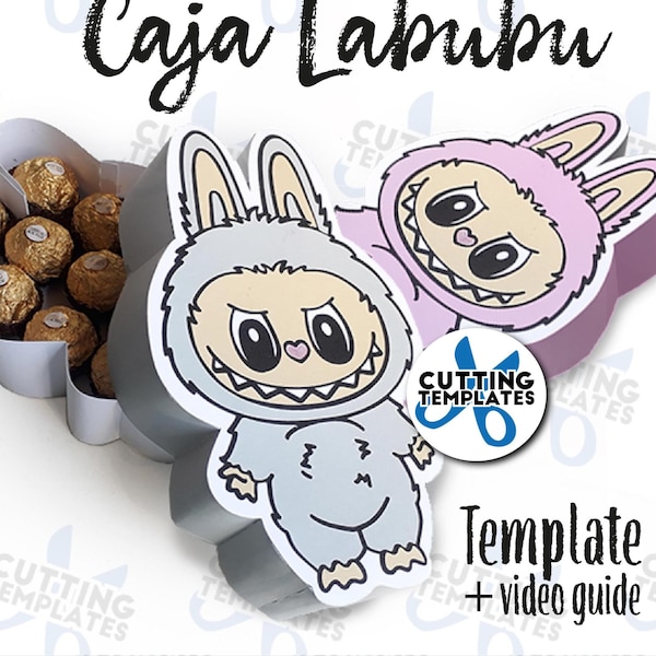 Labubu box template - Etsy España
