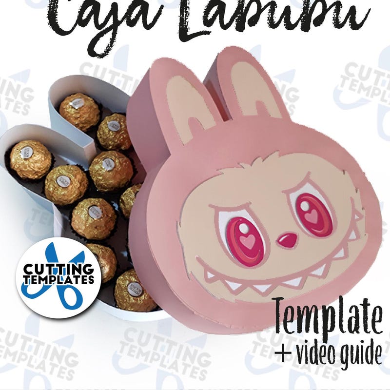 Labubu Party Box Template - Etsy