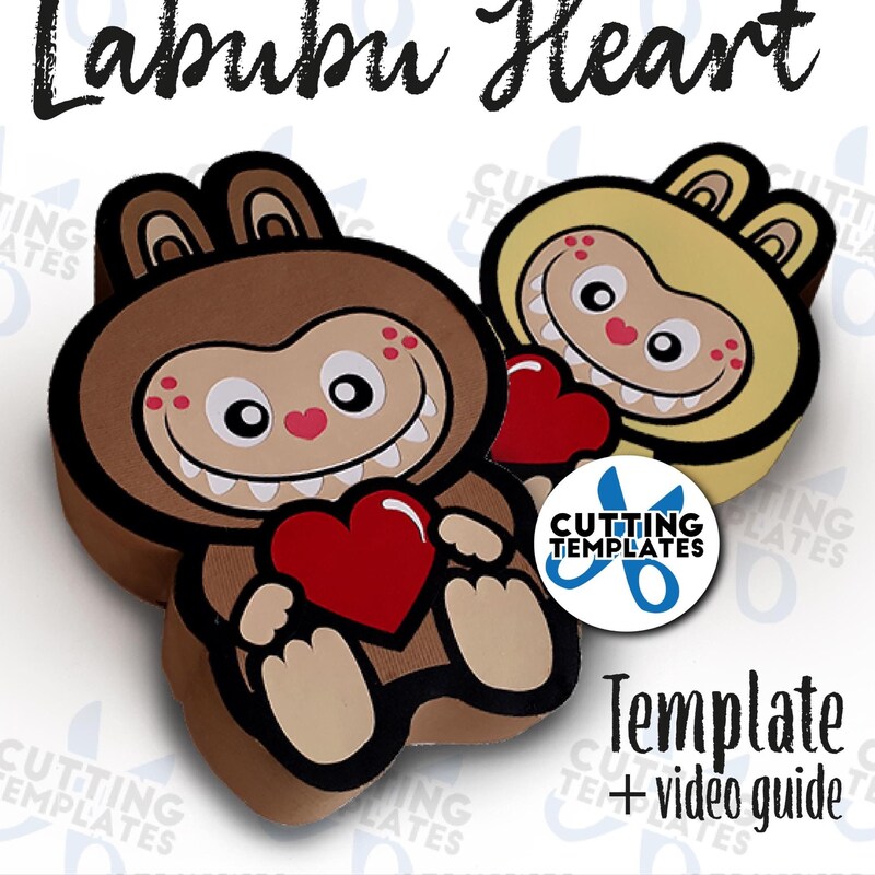 Labubu box template - Etsy España