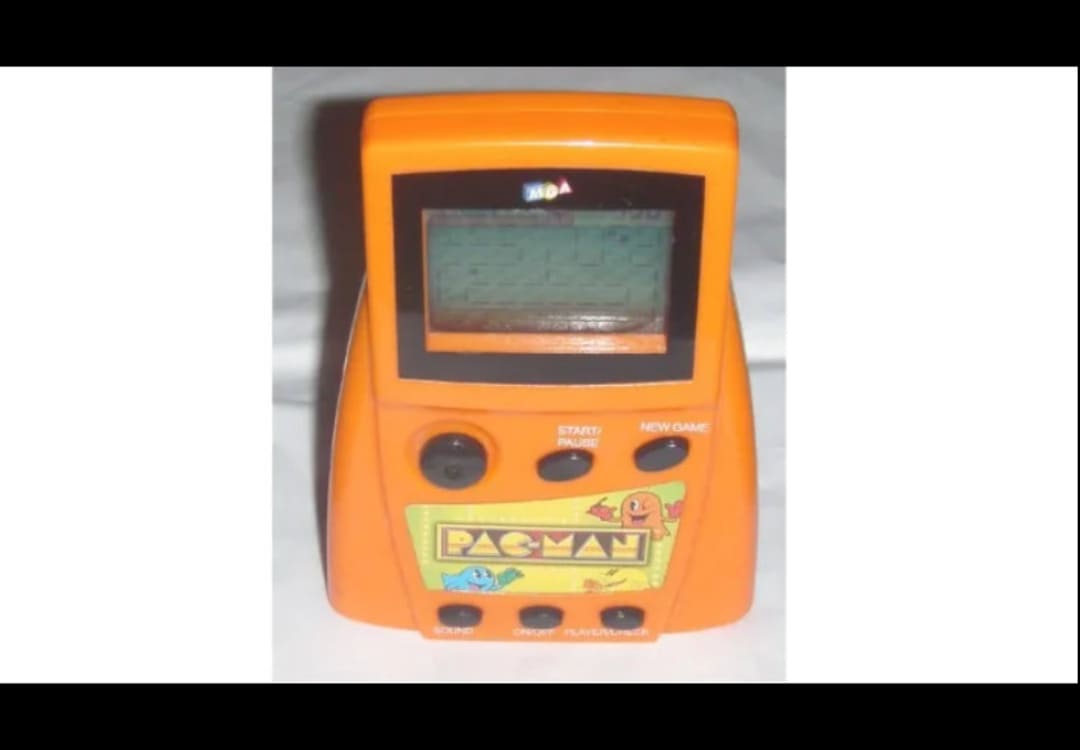 Vintage 1980 Pac Man Handheld Electronic Game by Namco Orange - Etsy