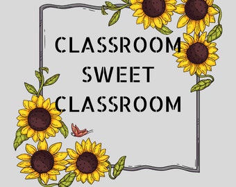 Sunflower Theme Classroom - Etsy