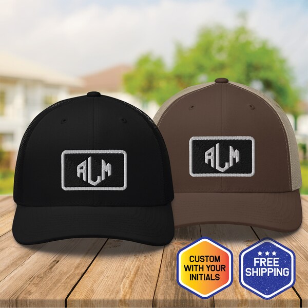 Hat With Initials - Etsy