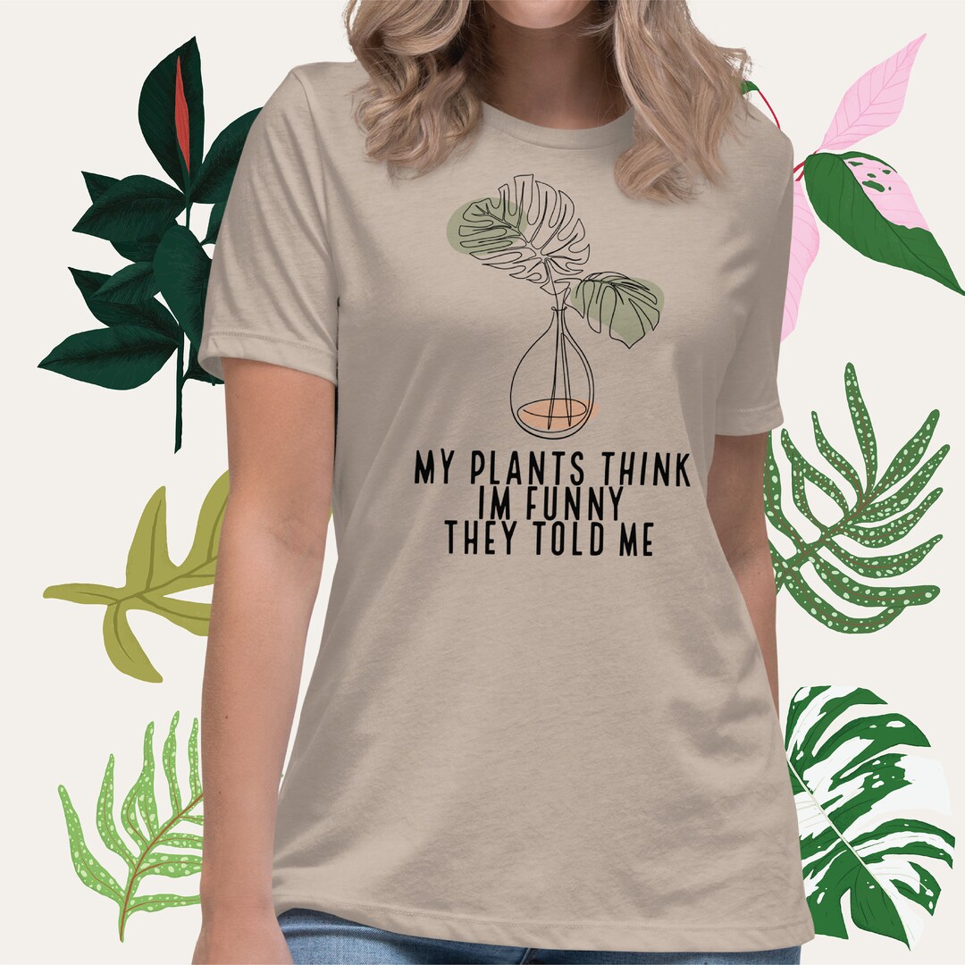 Monstera Tee, Monstera T-shirt, Monstera Gifts, Botanical Bliss Plant ...