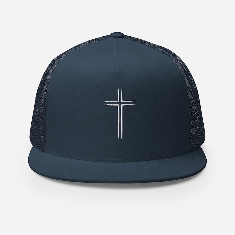 Christian Hat, Cross Trucker Hat, Mens Cross Hat, God Hats, Christian ...
