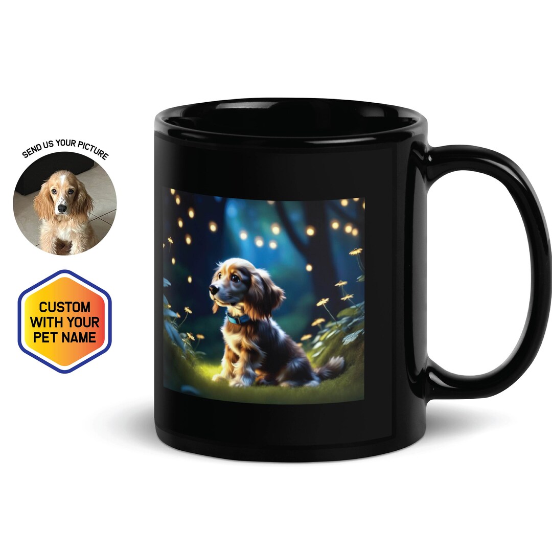 Custom Digital Art Pet Gifts, Custom Pet Coffee Mug, Dog Coffee Mug ...
