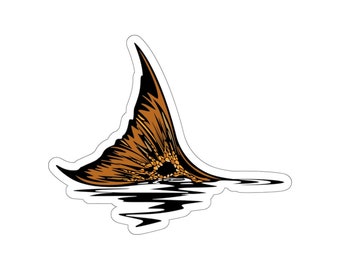 Redfish Tail Sticker - Etsy
