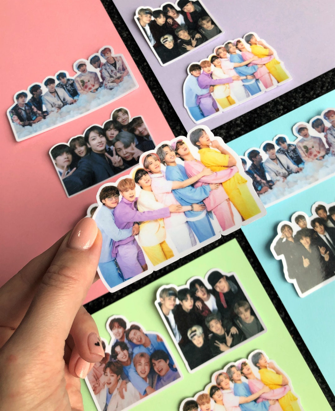 BTS Group Stickers (water-resistant Glossy) - Etsy UK