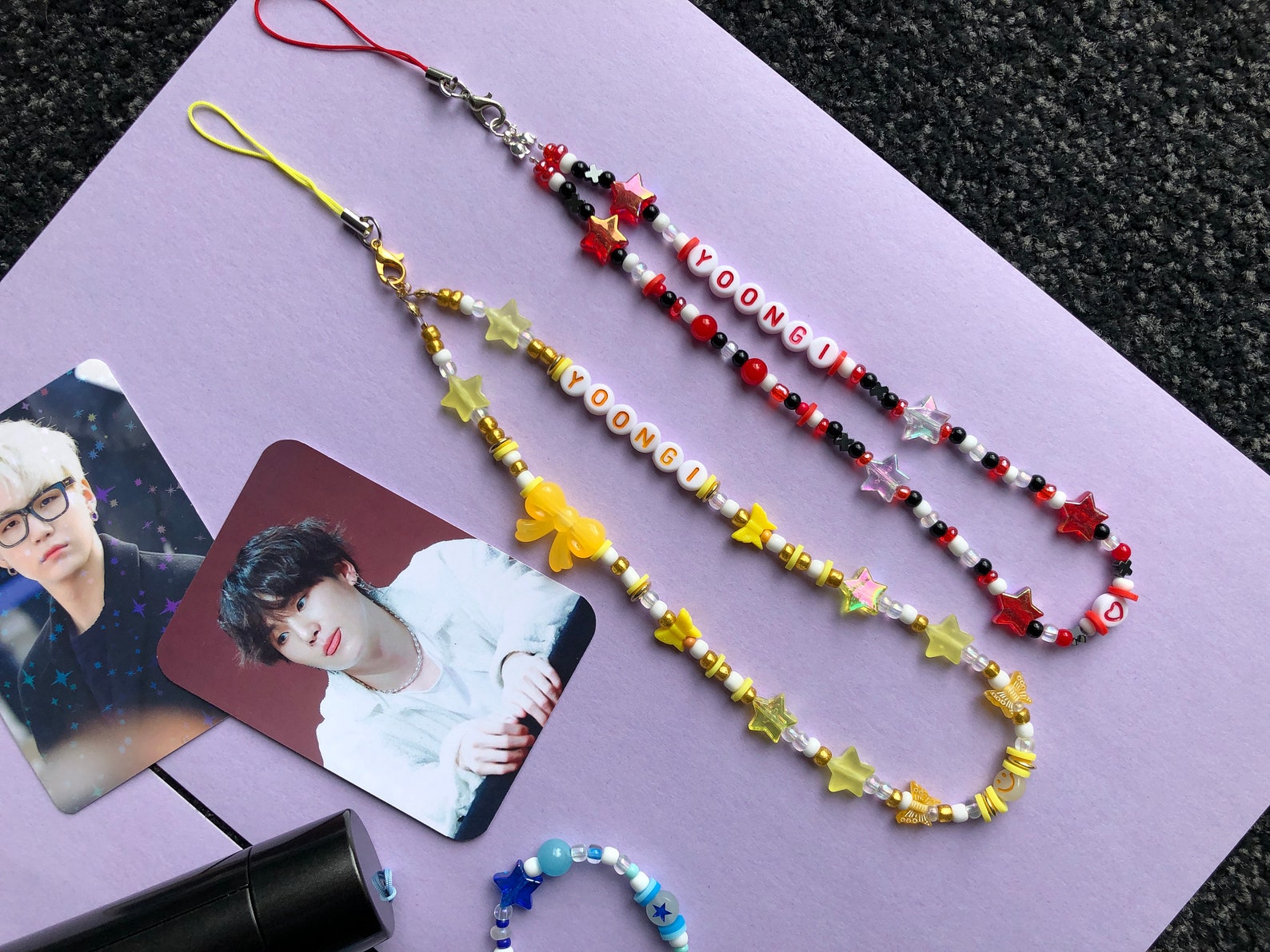BTS Lightstick / Phone Straps - Etsy