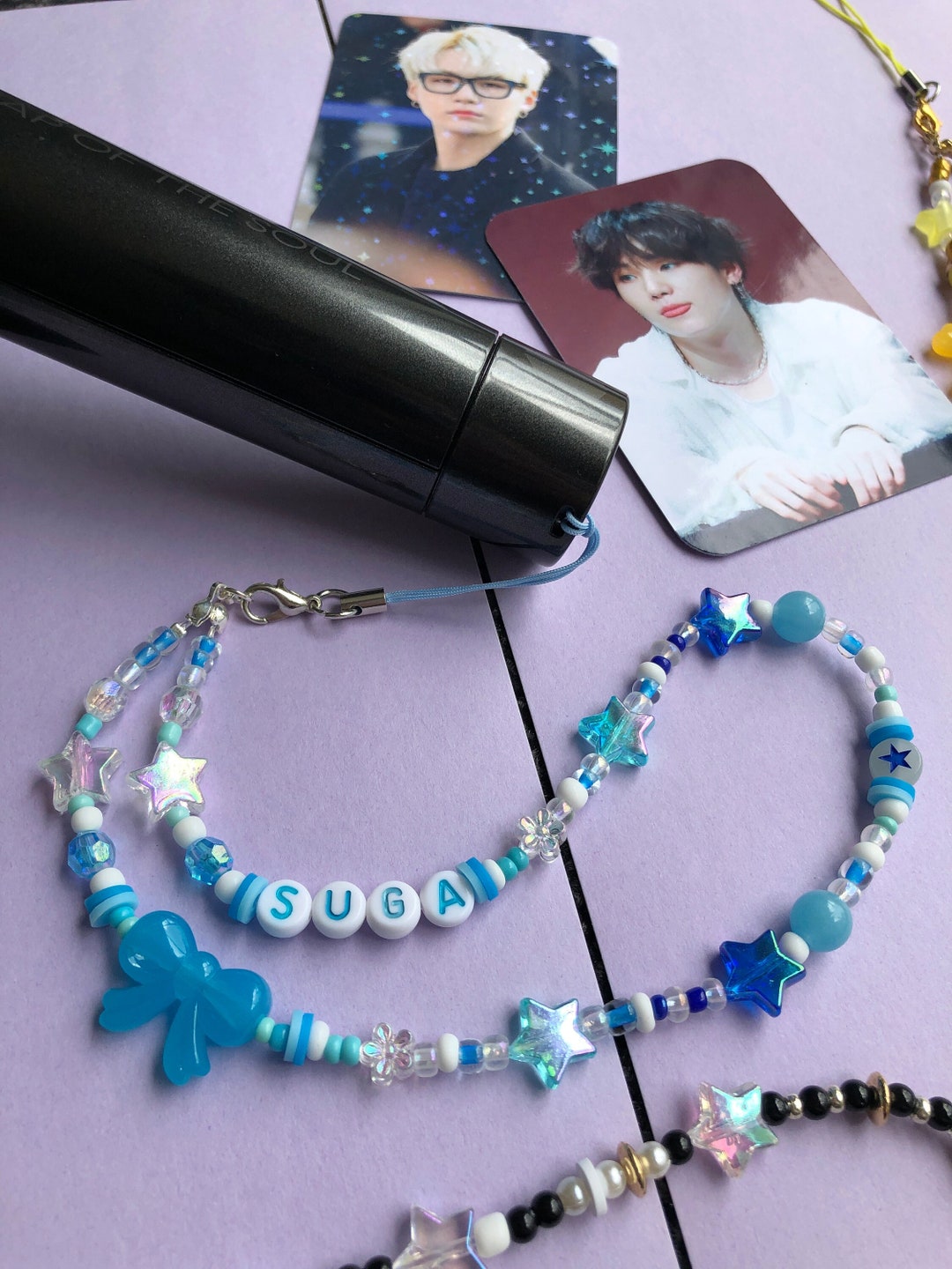 BTS Lightstick / Phone Straps - Etsy