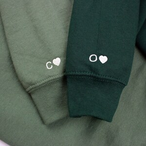 Custom Embroidered Date Sweatshirt | Custom Anniversary Sweater | Roman ...