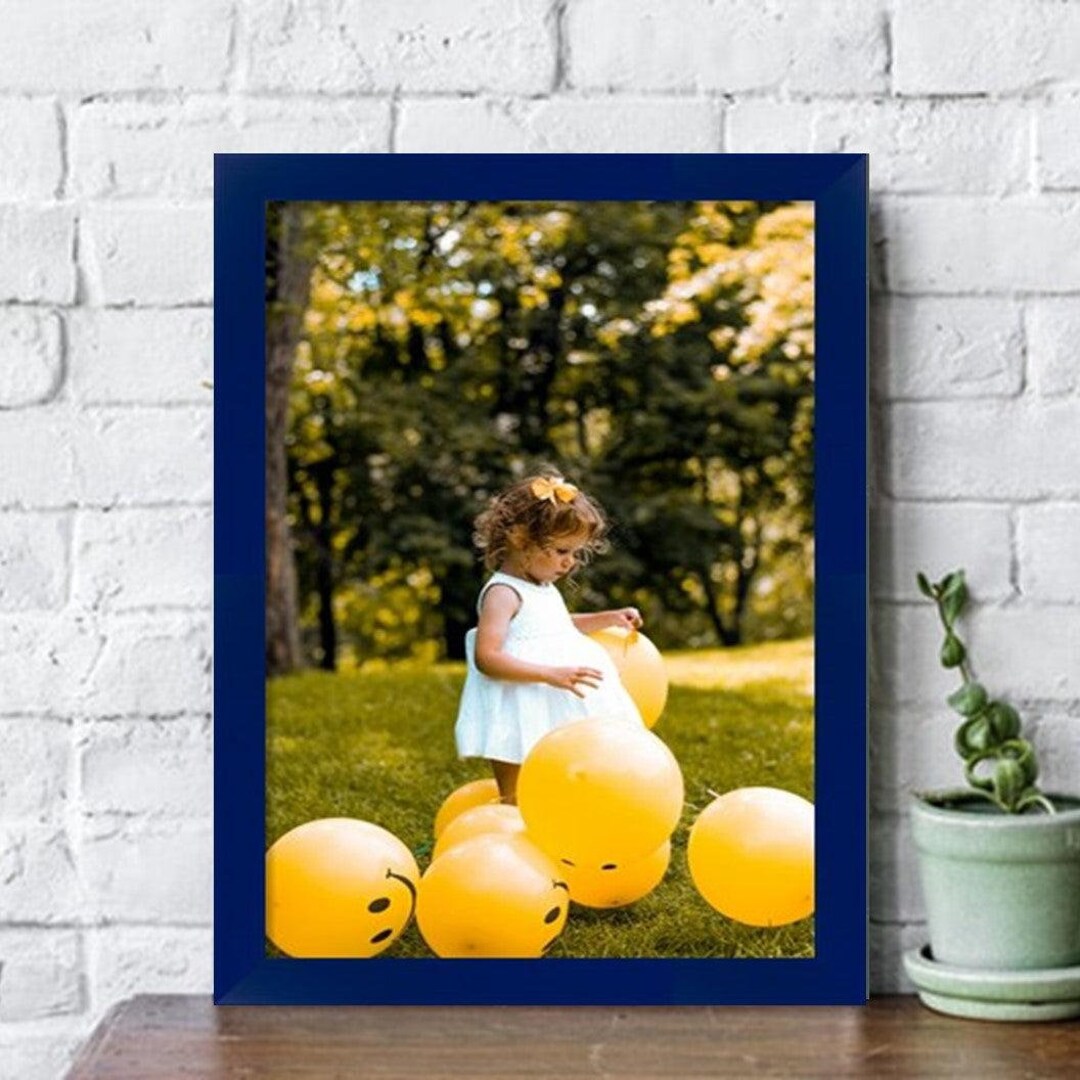 16x20 Navy Blue Picture Frame Gallery Wall Hanging - Etsy