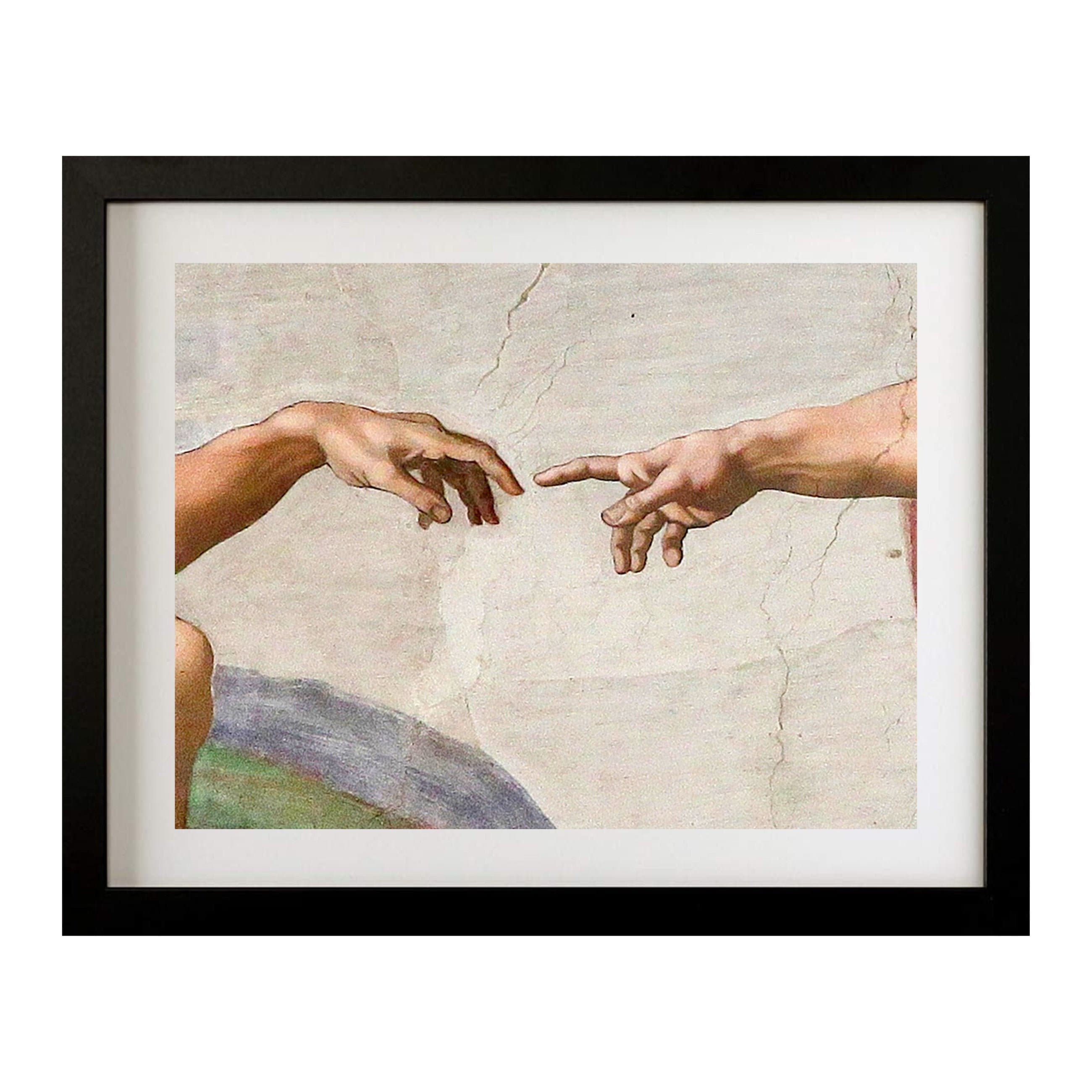 Michelangelo the Creation of Adam Art Print Office Poster - Etsy