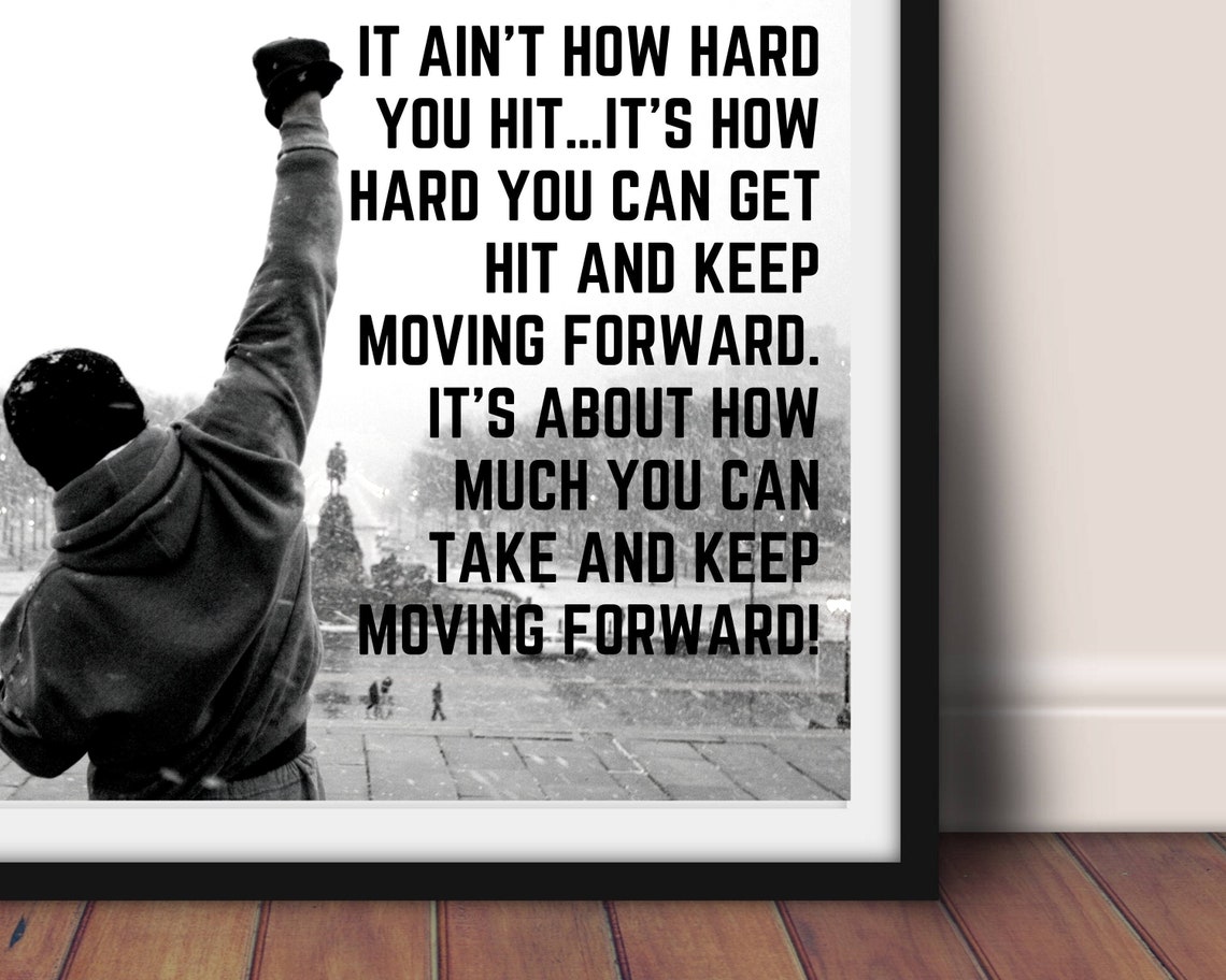 Rocky Balboa Movie Poster Inspirational Art Rocky Balboa - Etsy