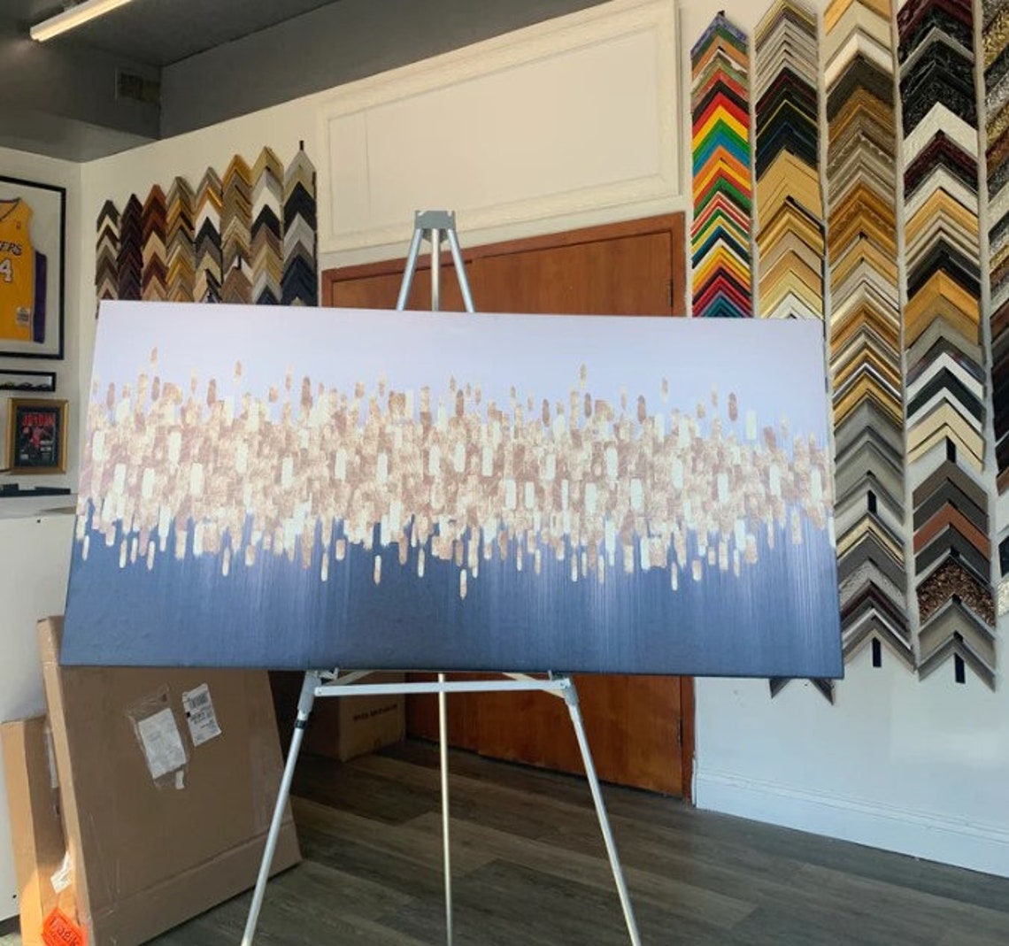 Gallery Wrap Canvas Stretching: Custom Size Art Framing - Etsy