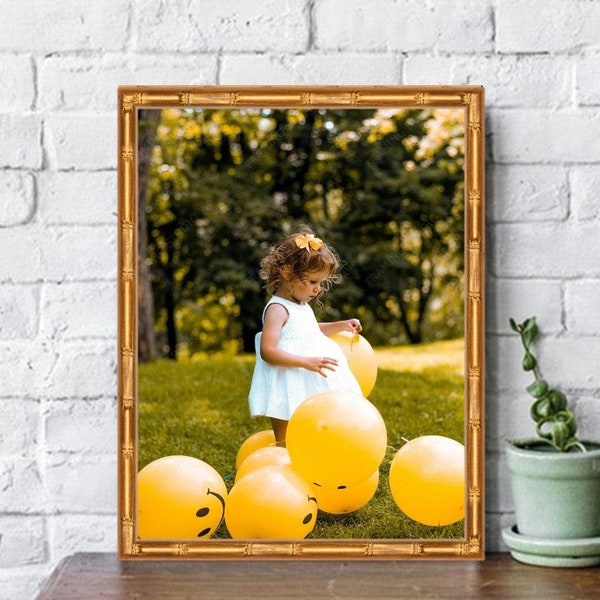 Bamboo Picture Frames - Etsy