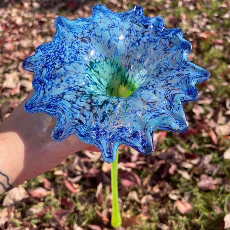 Glass Flowers - Etsy
