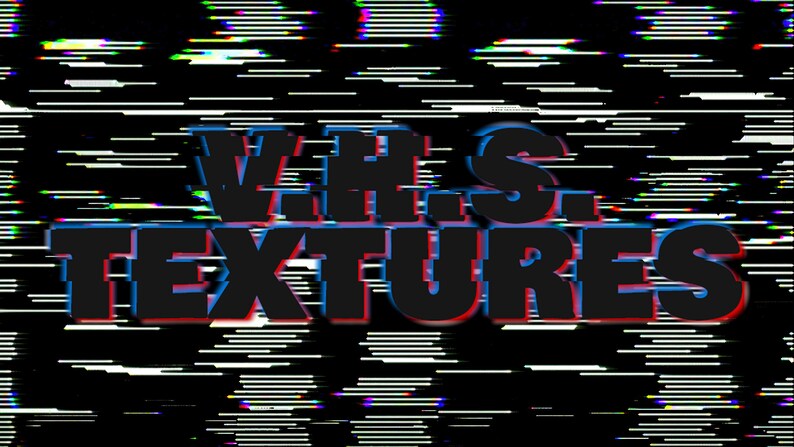 VHS Texture Backgrounds Pack - High Res PNG & TIF Assets - Etsy