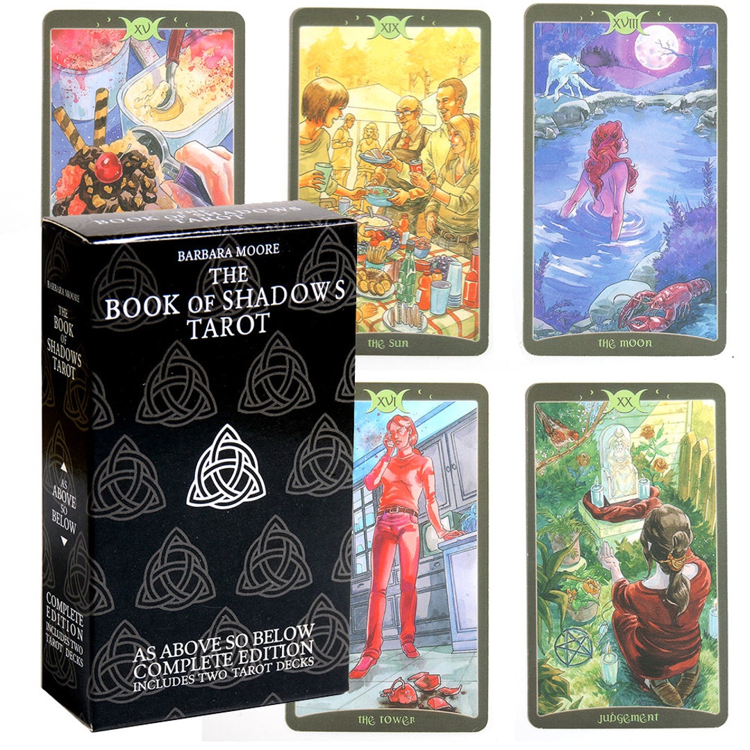The Book of Shadows Tarot Deck 78 Cards Tarot Tarot Deck for - Etsy