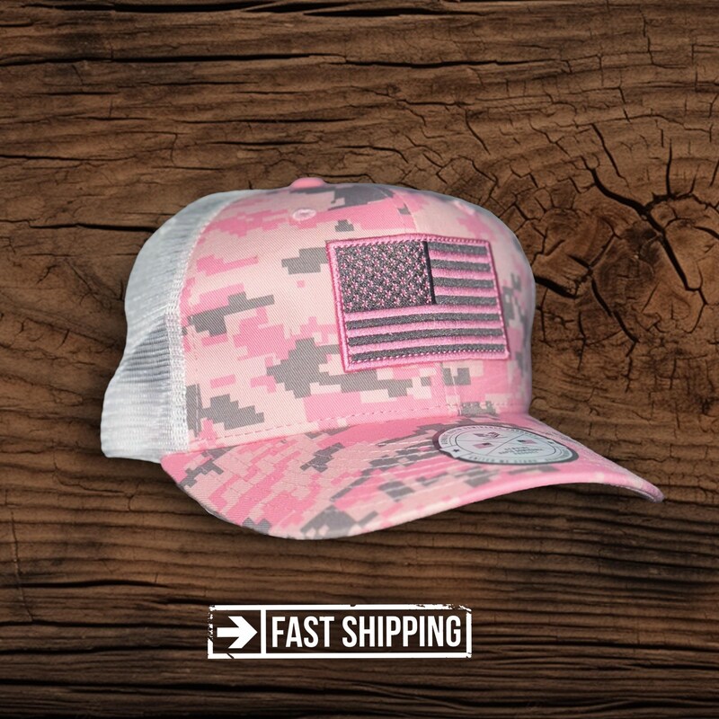 Pink Camo Hats - Etsy