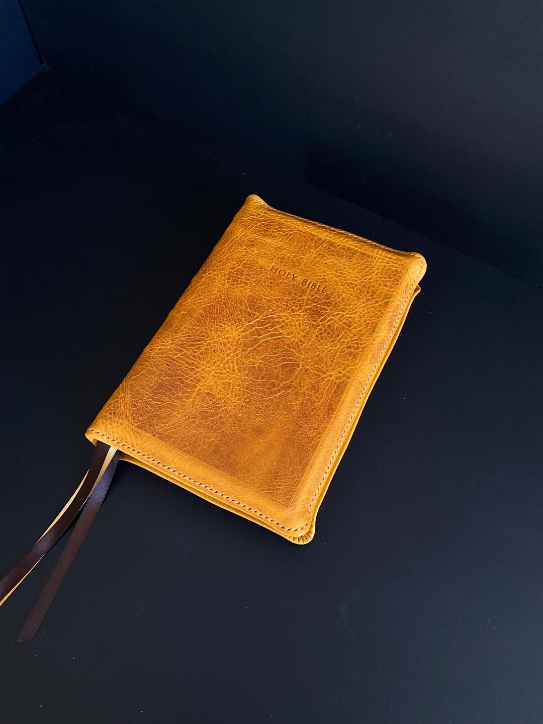 Handcrafted Leather Bible Rebinding Custom Bookbinding Bible Cover ...