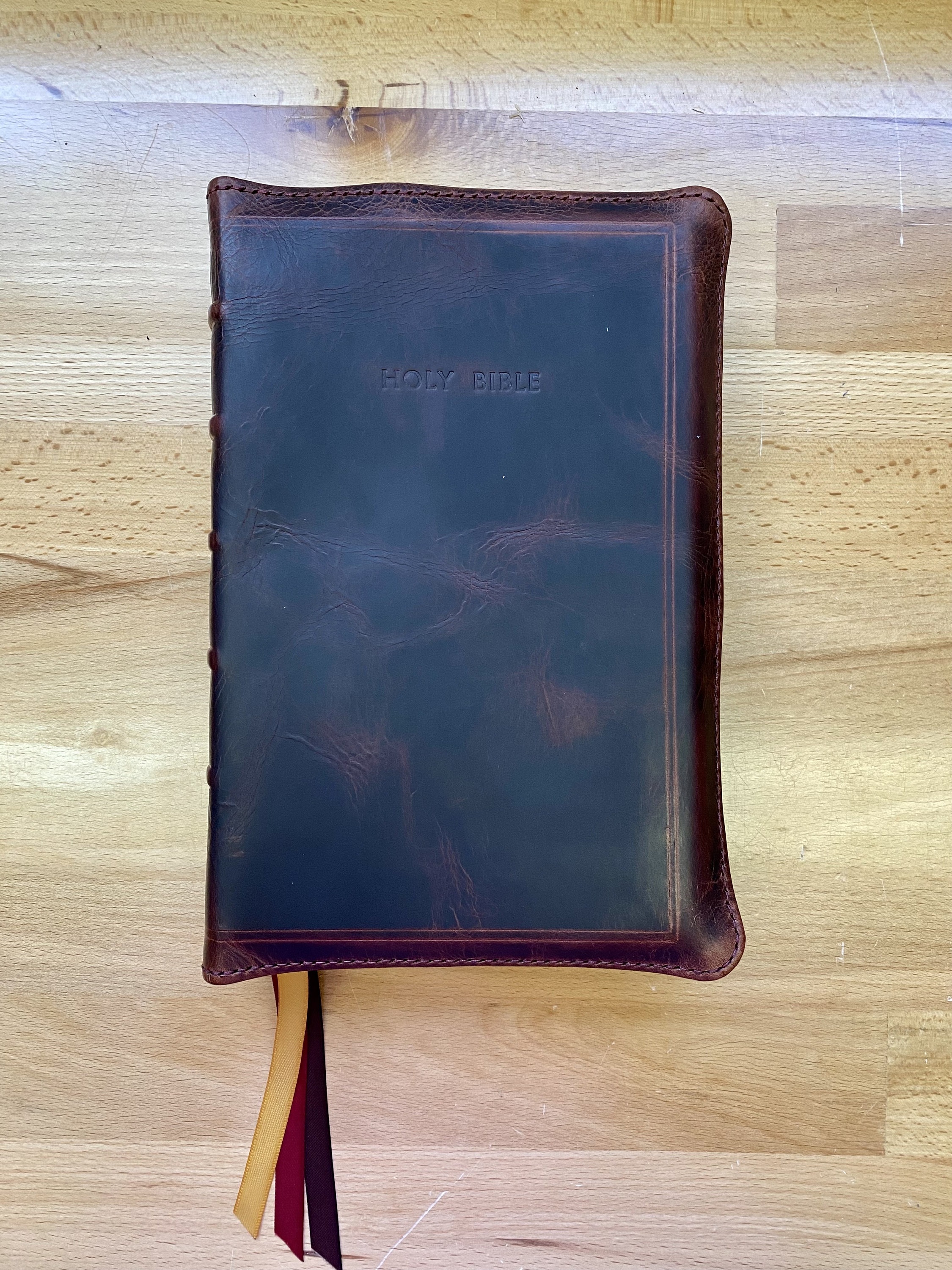 Handcrafted Leather Bible Rebinding Custom Bookbinding Bible Cover ...