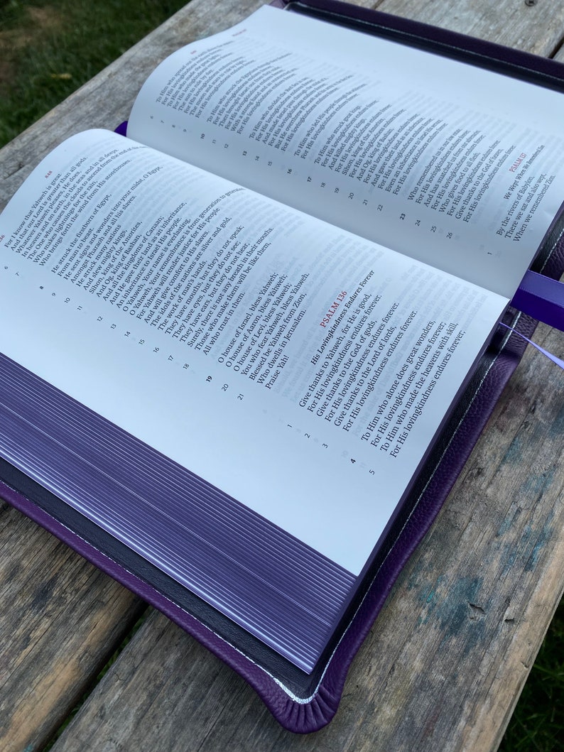 Handcrafted Leather Bible Rebinding Custom Bookbinding Bible Cover ...