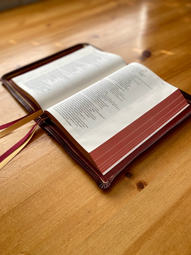 Handcrafted Leather Bible Rebinding Custom Bookbinding - Etsy