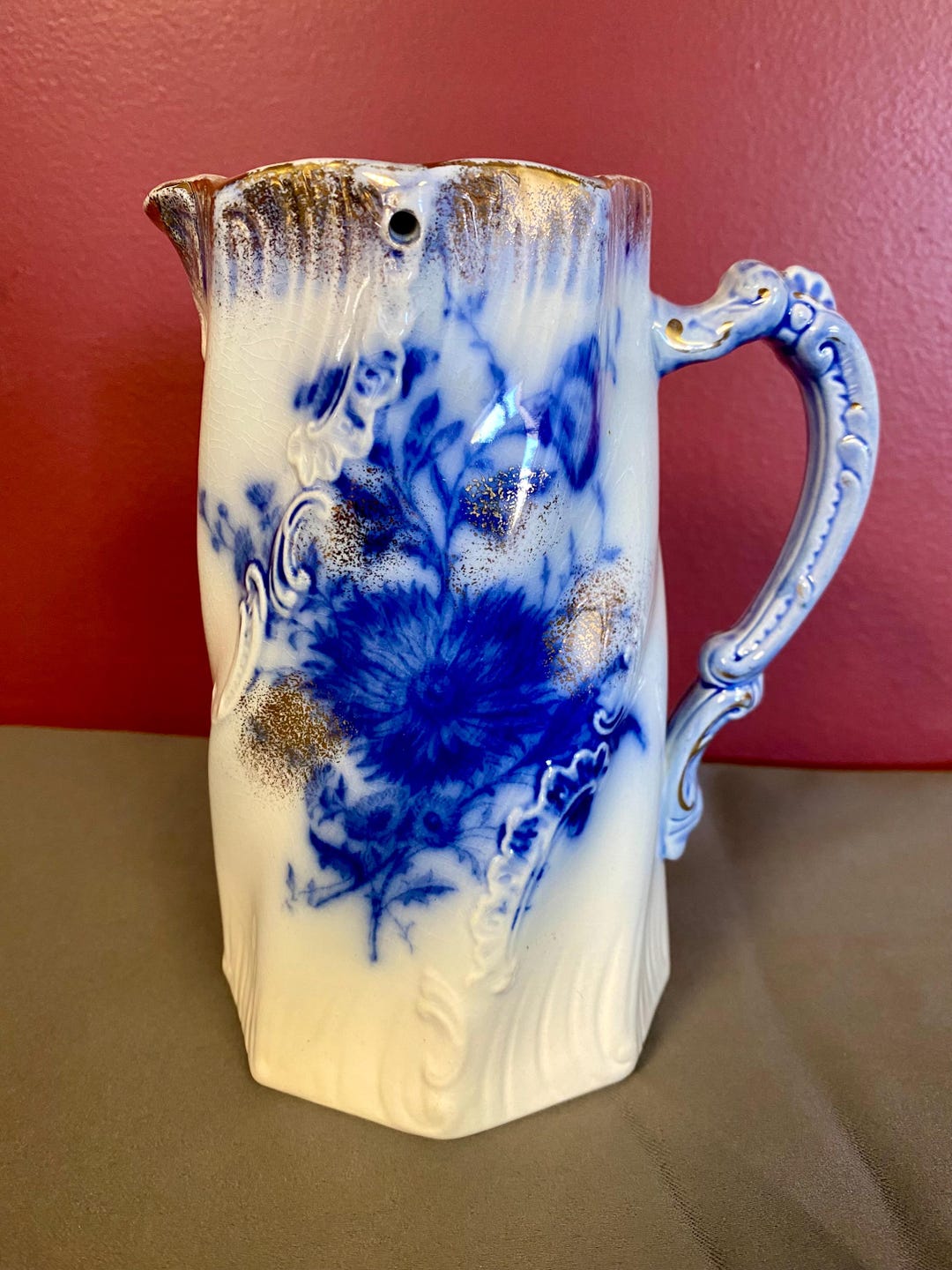 Flow Blue Syrup Pot - Etsy
