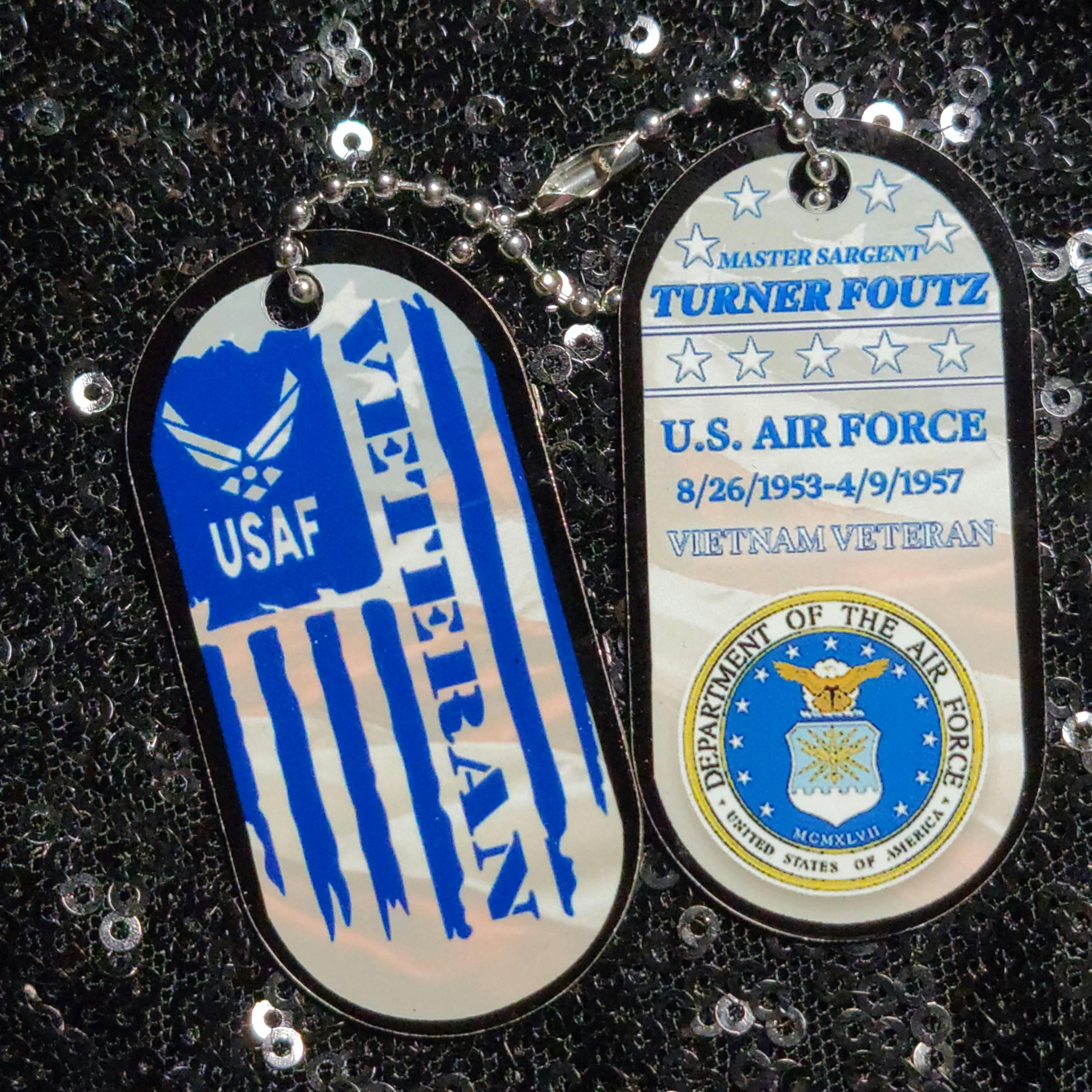 Military Veterans Memorial Photo Restorations / Dogtags Gift Shadow Box ...